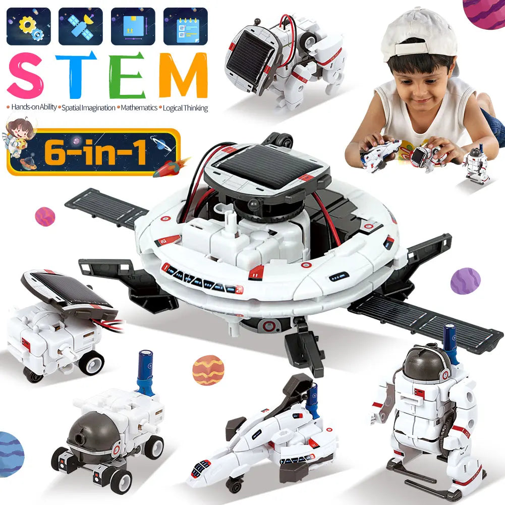 STEM Solar Robot Educational Toys Technology Science Kits Learning Dev